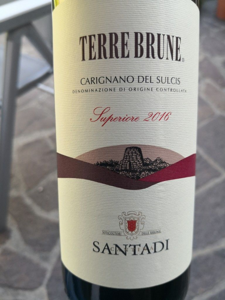 2018 Cantina Santadi Carignano del Sulcis Terre Brune, Italy, Sardinia ...