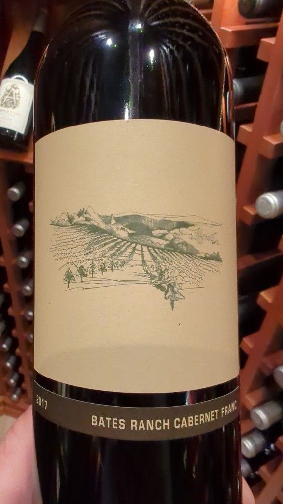 2017 Santa Cruz Mountain Vineyard Cabernet Franc Bates Ranch, USA ...