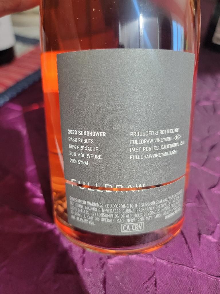 2024 Fulldraw Vineyard Sunshower Fulldraw Vineyard, USA, California ...