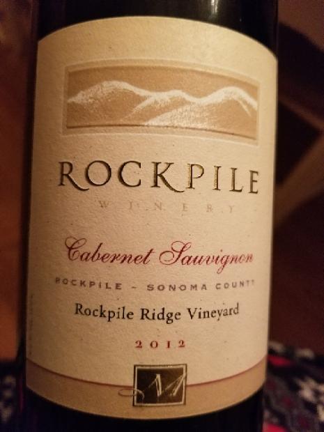 2012 Paradise Ridge Cabernet Sauvignon Rockpile Vineyard, USA ...