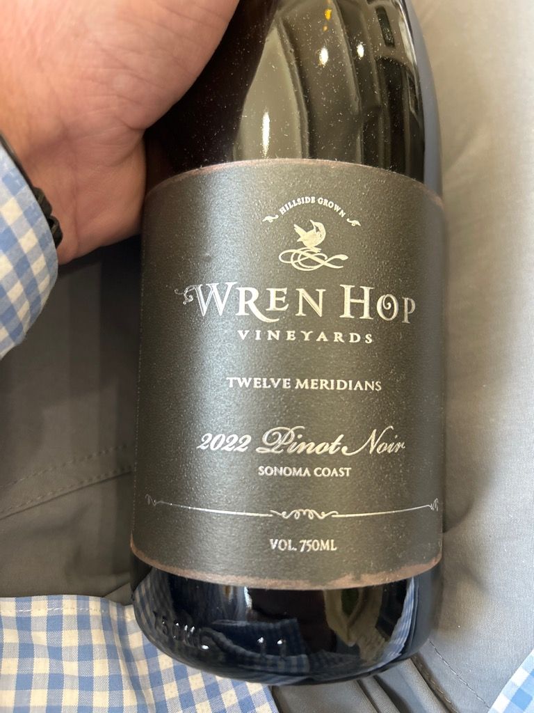 2022 Wren Hop Pinot Noir Twelve Meridians, USA, California, Sonoma ...
