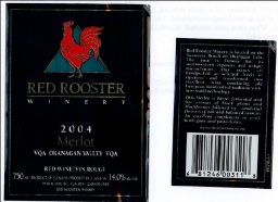 2004 Red Rooster Winery Merlot, Canada, British Columbia, Okanagan ...