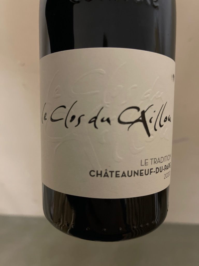 2020 Le Clos du Caillou Châteauneuf-du-Pape Tradition, France, Rhône ...