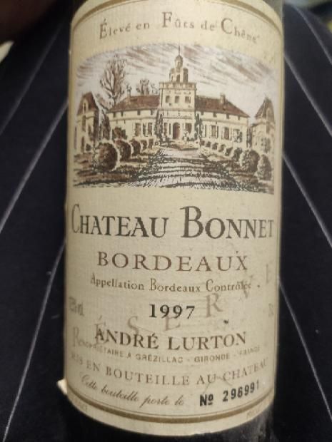 1997 Château Bonnet Bordeaux, France, Bordeaux - CellarTracker