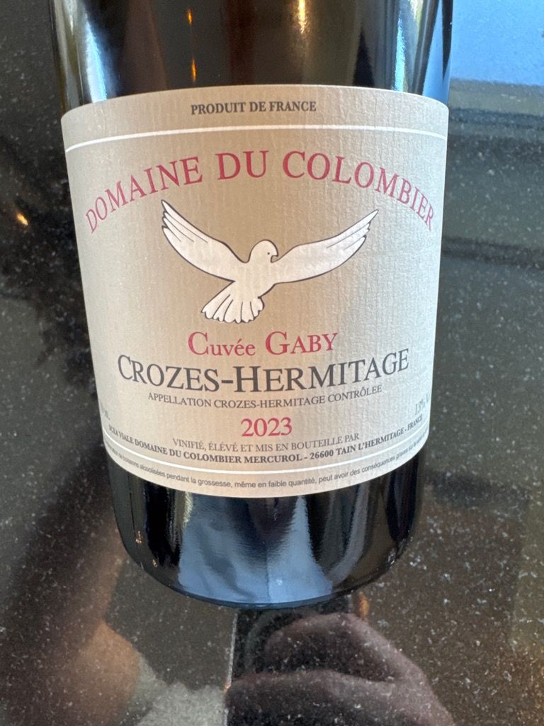 2024 Domaine du Colombier Crozes-Hermitage Blanc Cuvée Gaby, France ...