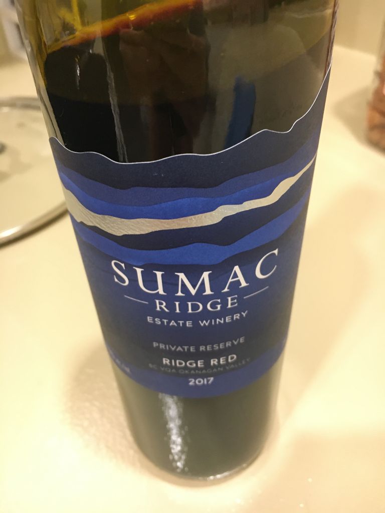 2020 Sumac Ridge Ridge Red Private Reserve, Canada, British Columbia ...