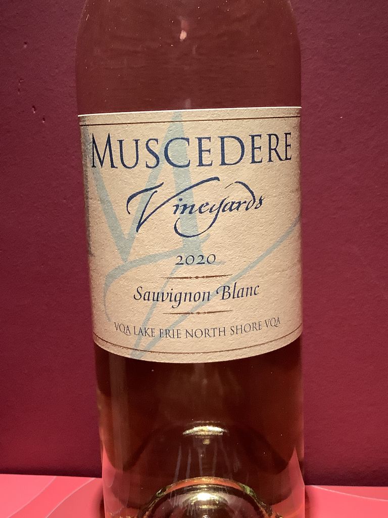 2021 Muscedere Vineyards Sauvignon Blanc, Canada, Ontario, Lake Erie ...