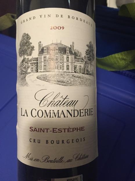 2009 Château La Commanderie St. Estèphe, France, Bordeaux, Médoc, St ...