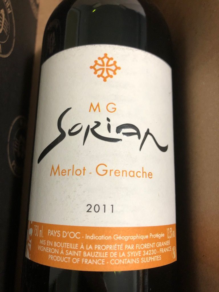 2023 Clos Sorian Vin de Pays d'Oc Clos Sorian, France, Languedoc ...