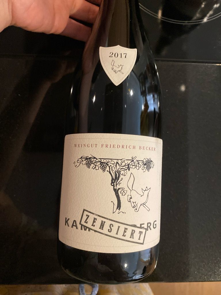 2016 Friedrich Becker Kammerberg (Zensiert) Pinot Noir Größser Gewächs ...