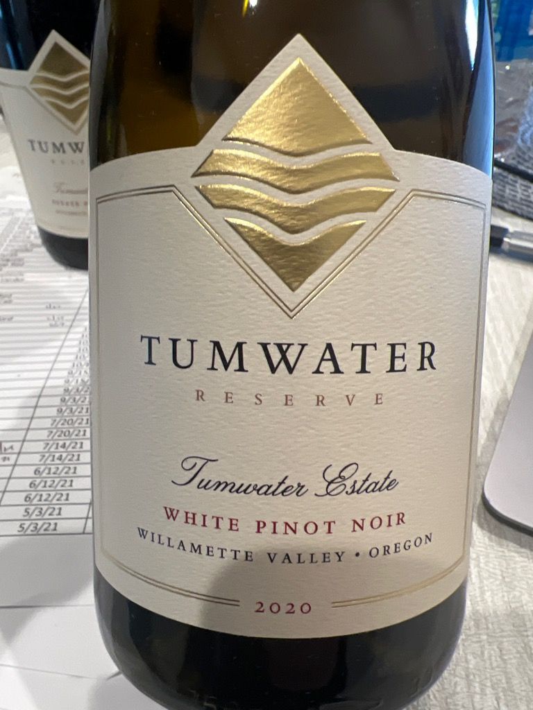 2021 Tumwater White Pinot Noir Tumwater Estate, USA, Oregon, Willamette ...