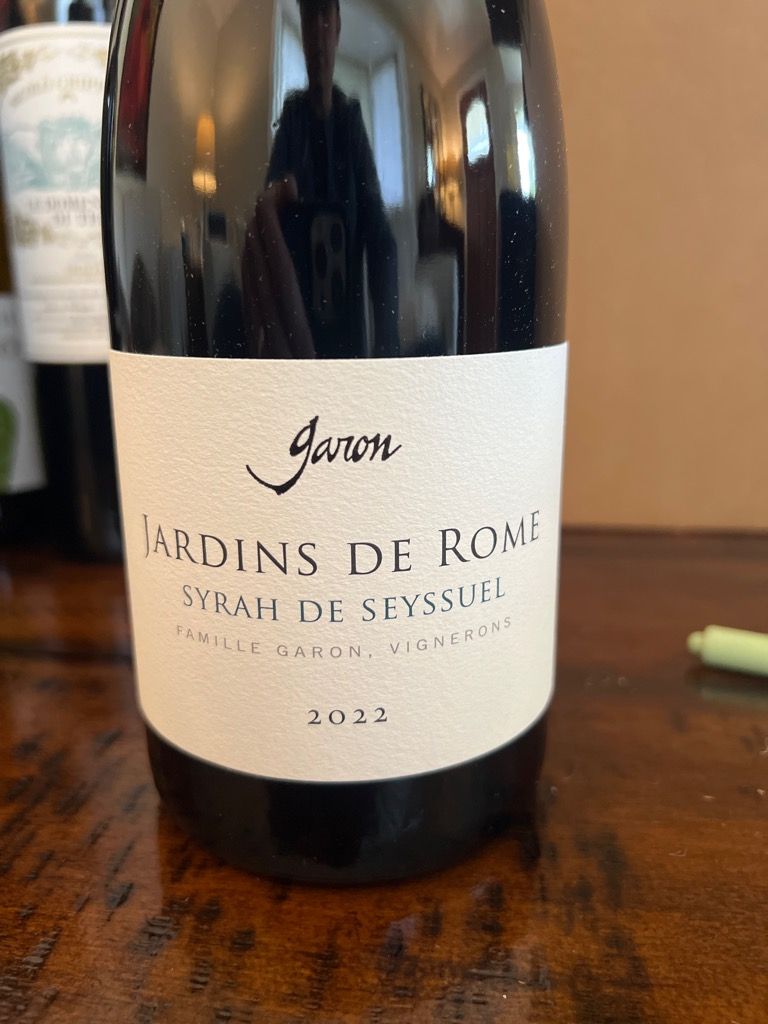 2023 Domaine Garon Syrah Jardins de Rome, France, Vin de France ...