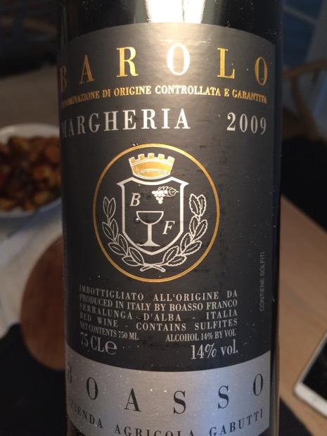 2009 Boasso Barolo Margheria, Italy, Piedmont, Langhe, Barolo ...