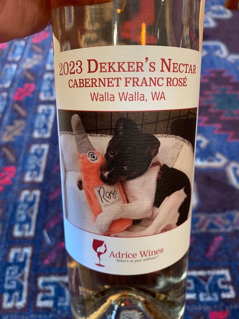 2023 Adrice Wines Cabernet Franc Dekker's Nectar, USA, Washington ...