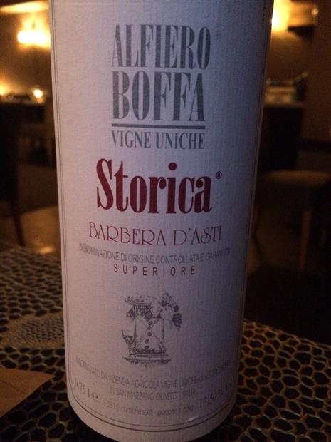 2010 Alfiero Boffa Barbera d'Asti Superiore Storica, Italy, Piedmont ...
