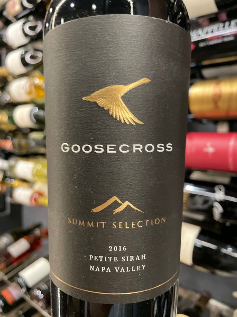 2016 Goosecross Cellars Petite Sirah Summit Selection, USA, California ...