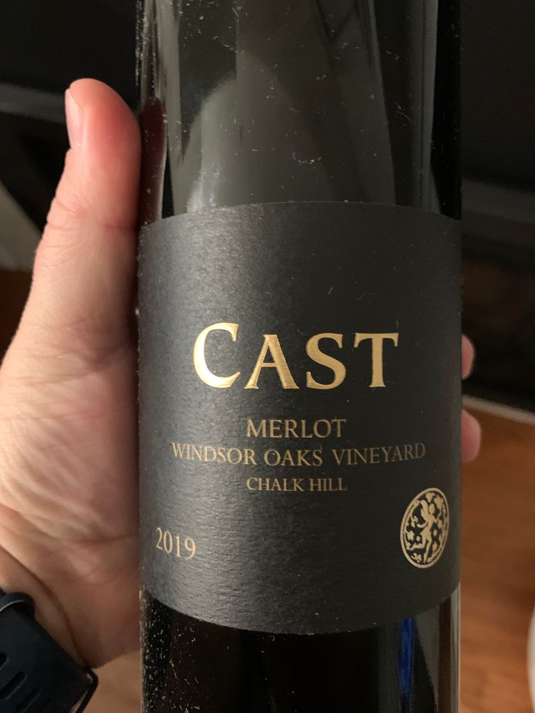 2019 Cast Wines Merlot Windsor Oaks Vineyard, USA, California, Sonoma ...