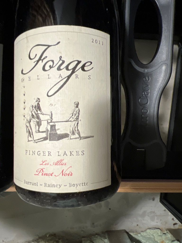 2011 Forge Cellars Pinot Noir Les Allies, USA, New York, Finger Lakes ...
