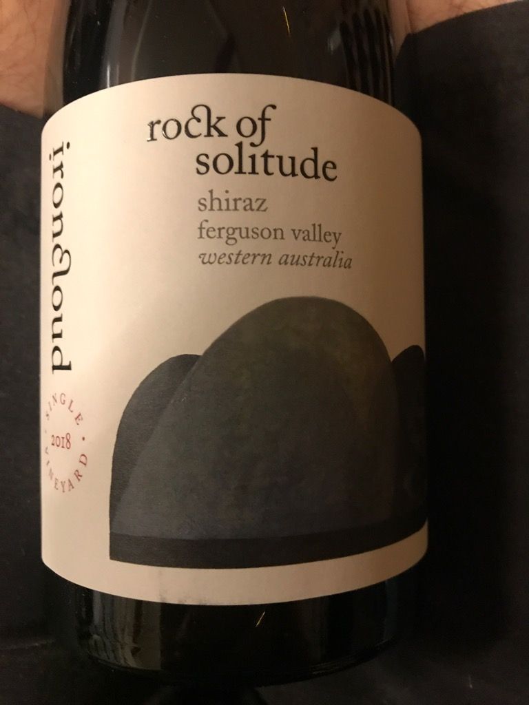 2021 Ironcloud Shiraz Rock of Solitude, Australia, Western Australia ...