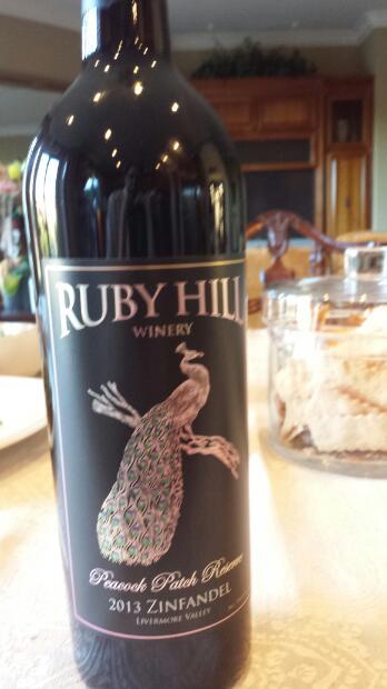 2013 Ruby Hill Winery Zinfandel Reserve Peacock Patch, USA, California ...