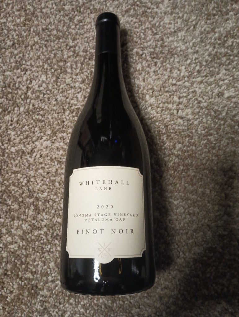 2020 Whitehall Lane Pinot Noir Stage Vineyard, USA, California, Sonoma ...