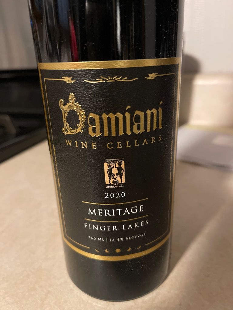 2021 Damiani Wine Cellars Meritage, USA, New York, Finger Lakes, Seneca ...