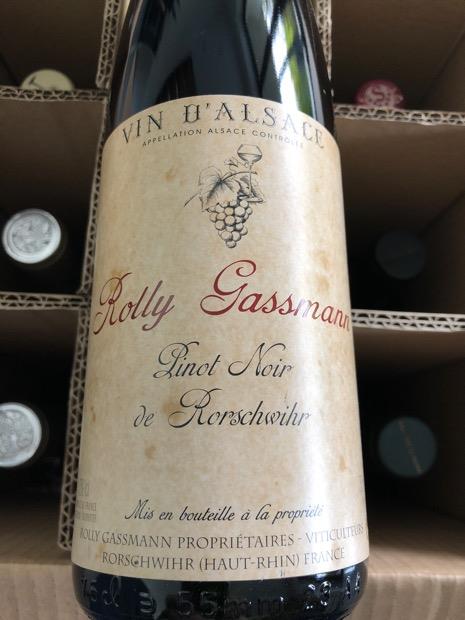 2014 Rolly Gassmann Pinot Noir Alsace Rorschwihr, France, Alsace ...