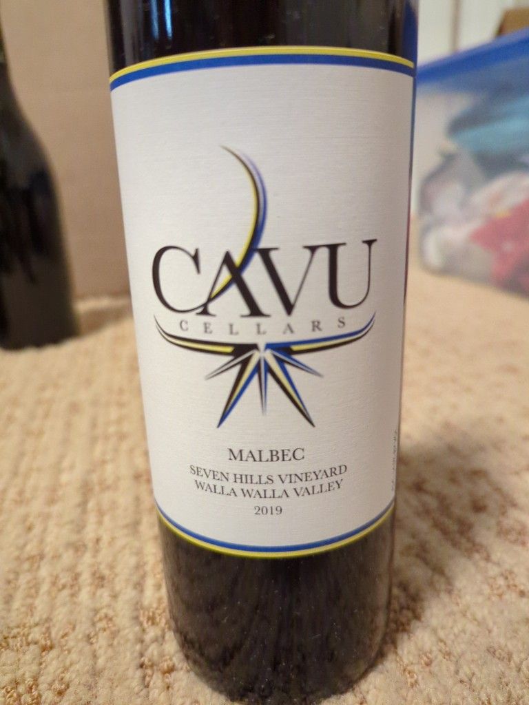 2019 Cavu Cellars Malbec Seven Hills Vineyard, USA, Washington, Columbia Valley, Walla Walla ...