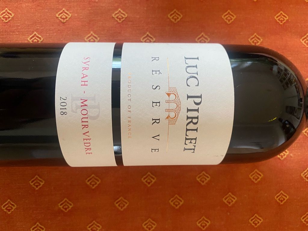 2018 Luc Pirlet Vin de Pays d'Oc Les Barriques, Syrah-Mourvèdre Reserve ...