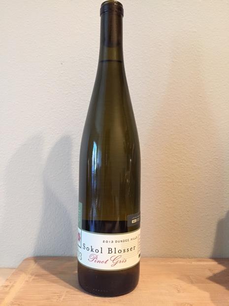 2013 Sokol Blosser Pinot Gris, USA, Oregon, Willamette Valley, Dundee ...