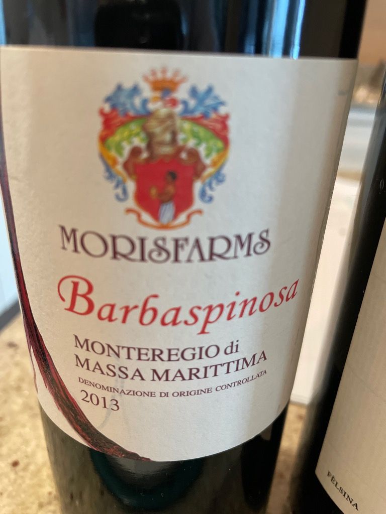 2012 Moris Farms Monteregio di Massa Marittima Barbaspinosa, Italy ...