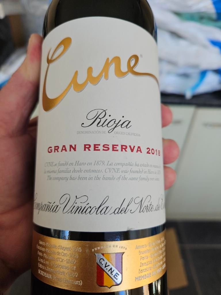 2018 C.V.N.E. (Compañía Vinícola del Norte de España) Rioja Cune Gran Reserva, Spain, La Rioja ...