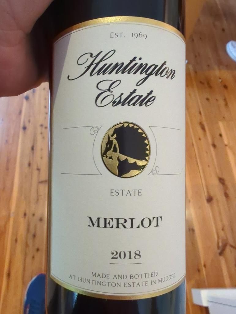 2018 Huntington Estate Merlot, Australia, New South Wales, Central ...