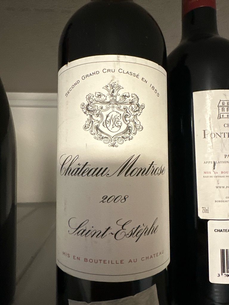 2008 Château Montrose Le Saint-Estephe de Montrose, France, Bordeaux ...