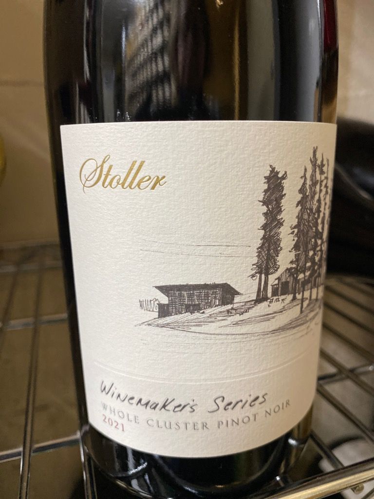 2021 Stoller Pinot Noir Winemaker's Series Whole Cluster, USA, Oregon ...