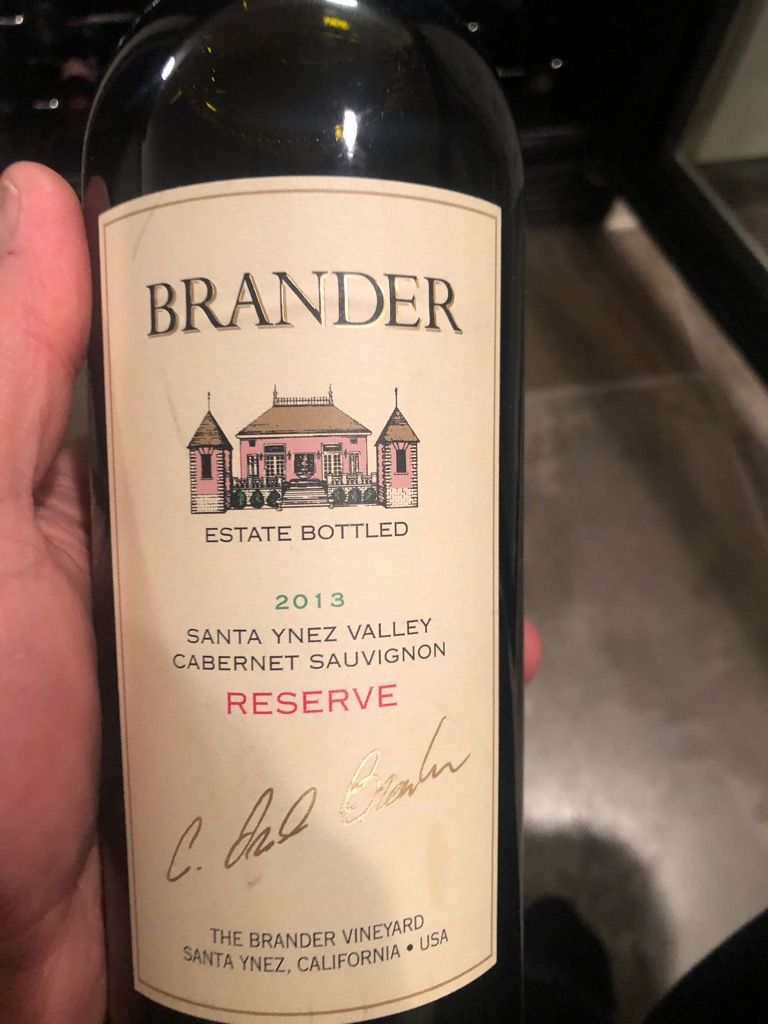 Community Tasting Notes - 2013 Brander Cabernet Sauvignon Reserve ...