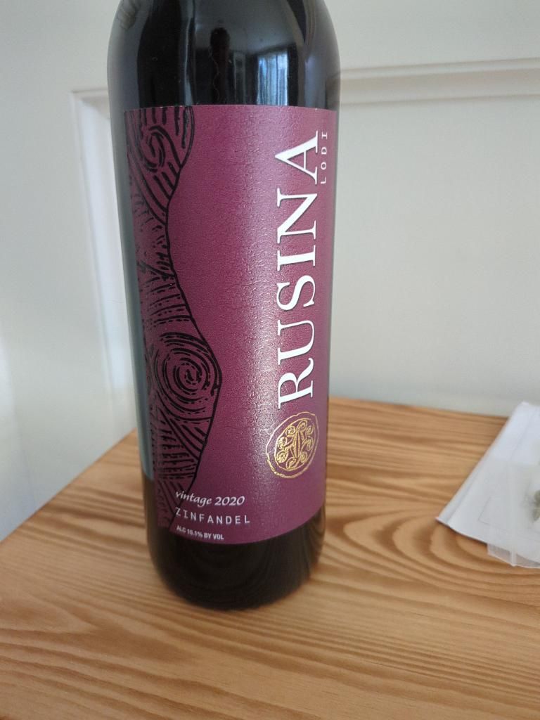 2020 Rusina Zinfandel, USA, California, Central Valley, Lodi ...