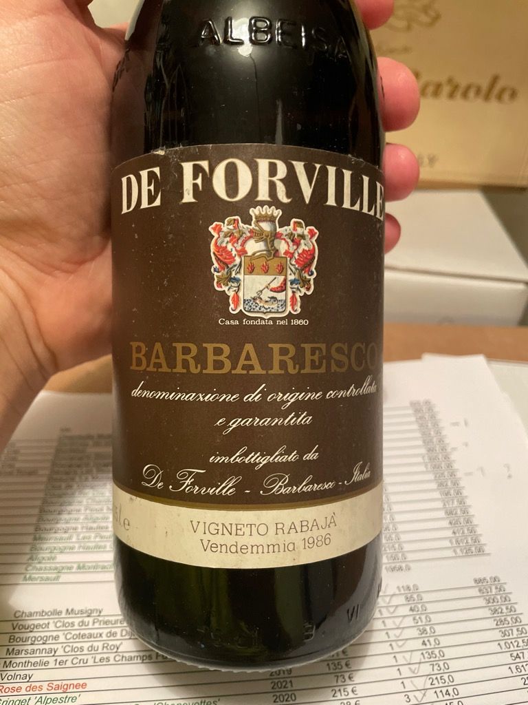 2021 De Forville Barbaresco, Italy, Piedmont, Langhe, Barbaresco ...