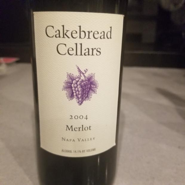 2004 Cakebread Cellars Merlot, USA, California, Napa Valley - CellarTracker