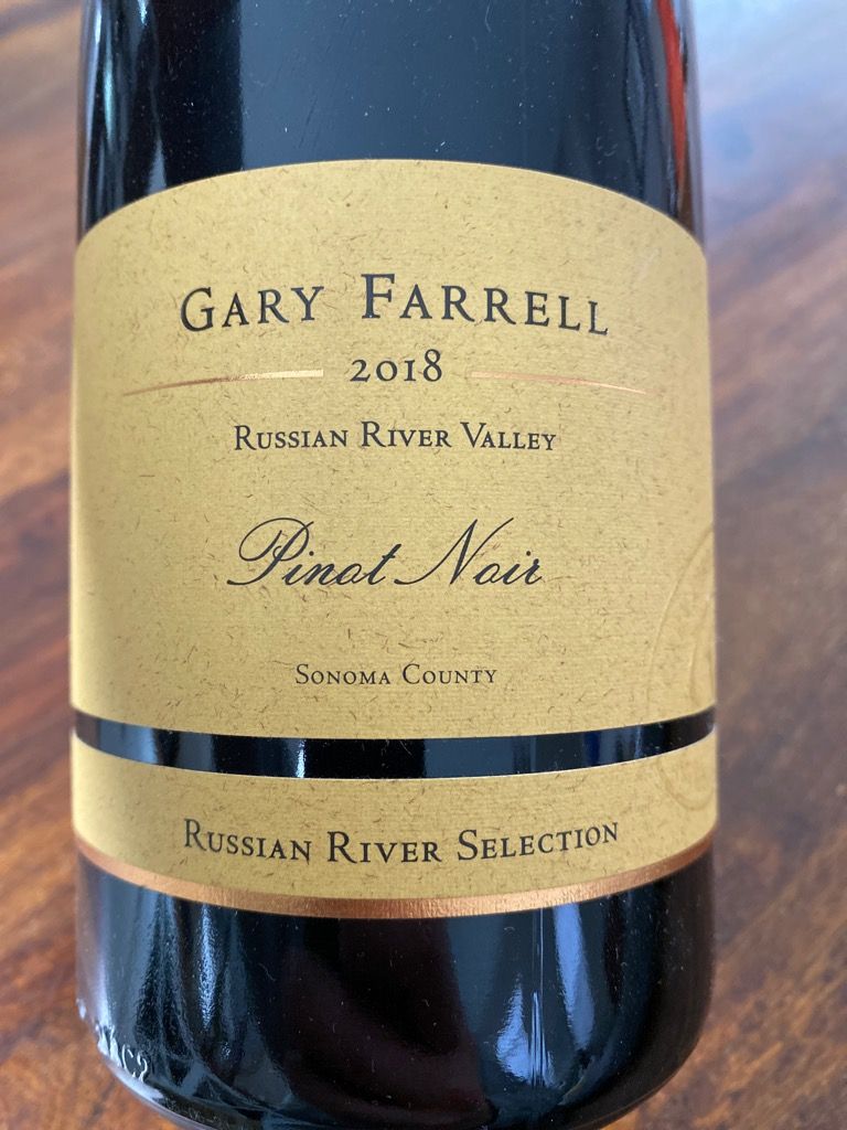 2018 Gary Farrell Pinot Noir, USA, California, Napa / Sonoma, Carneros ...