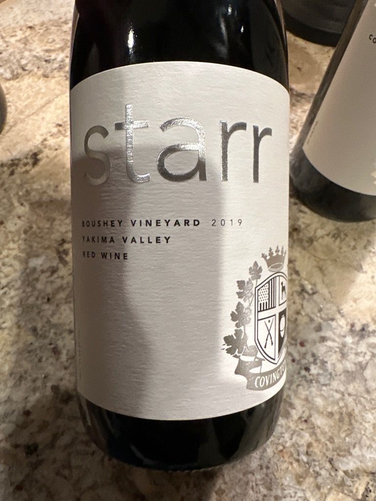 2019 Covington Cellars Starr Boushey Vineyard, USA, Washington ...