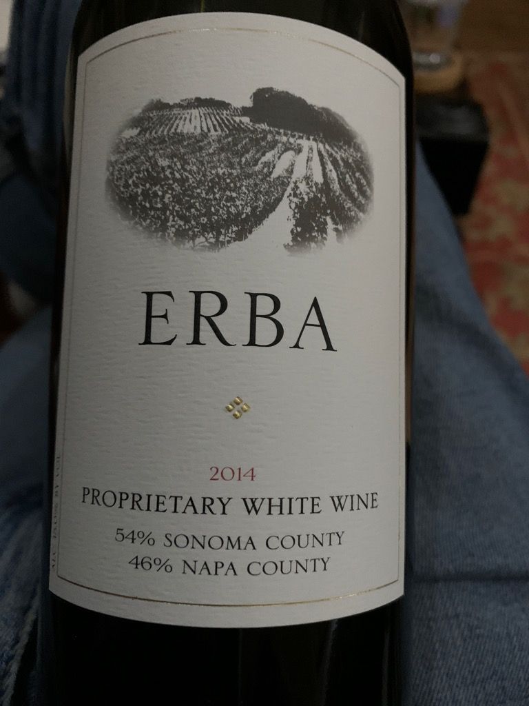 2014 Erba Mountainside Vineyards Semillon/Sauvignon Blanc Proprietary ...