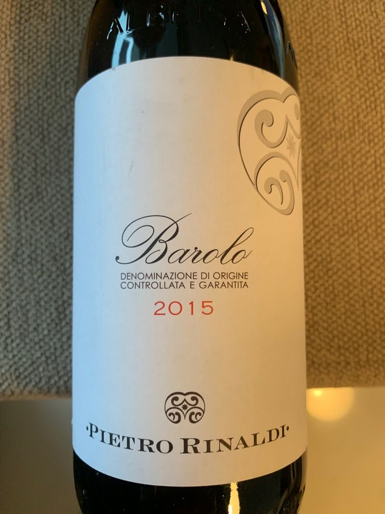 2015 Pietro Rinaldi Barolo Monvigliero, Italy, Piedmont, Langhe, Barolo ...