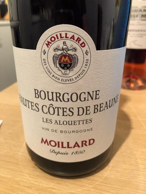 2017 Moillard Bourgogne Hautes-Côtes de Beaune Les Alouettes Rouge ...
