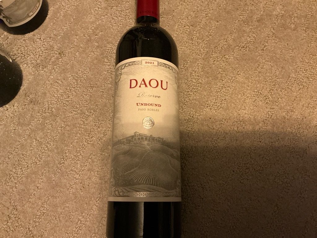 2022 Daou Vineyards Unbound, USA, California, Central Coast, Paso ...