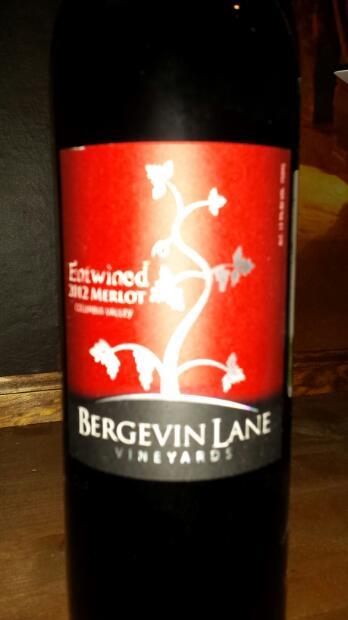 NV Bergevin Lane Merlot Entwined, USA, Washington, Columbia Valley ...