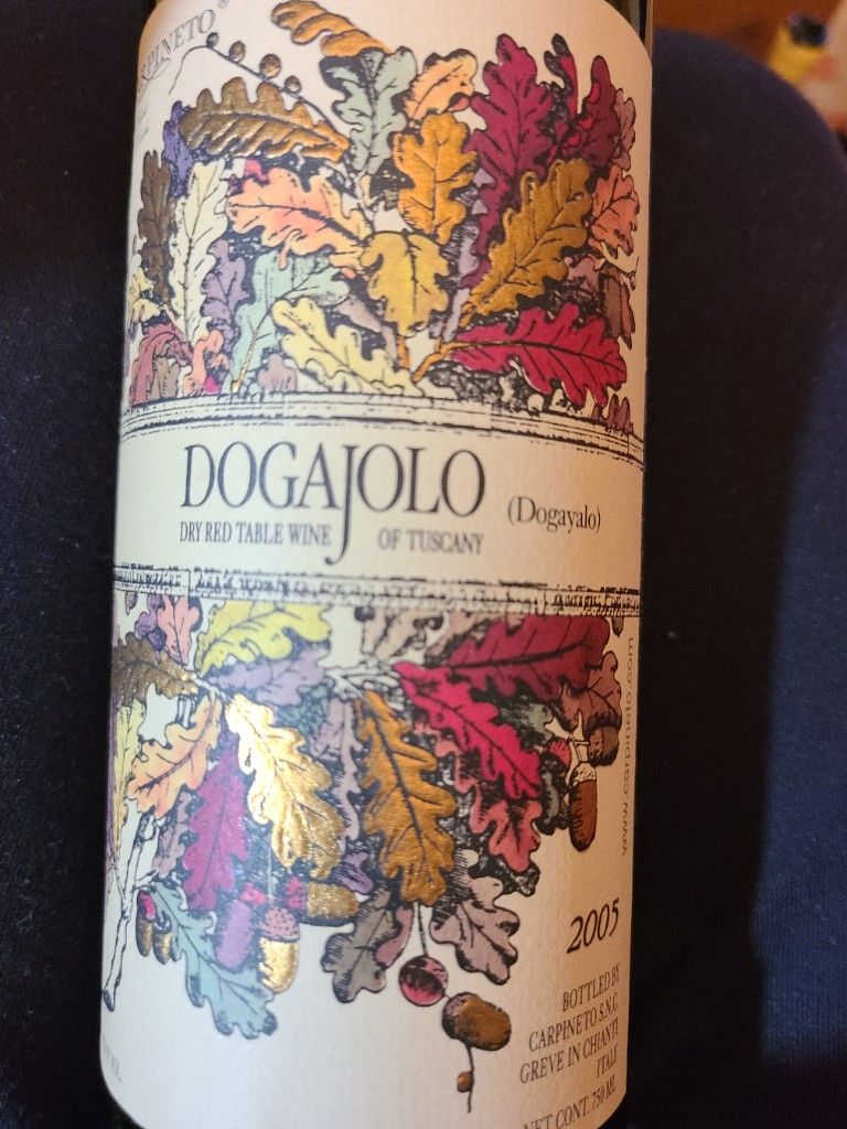 2005 Carpineto Dogajolo Rosso Toscana IGT, Italy, Tuscany, Toscana IGT ...