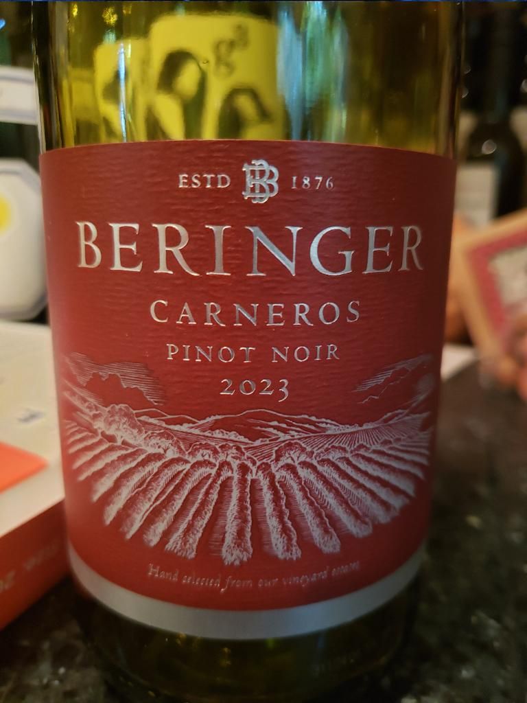 2023 Beringer Vineyards Pinot Noir Carneros, USA, California, Napa ...