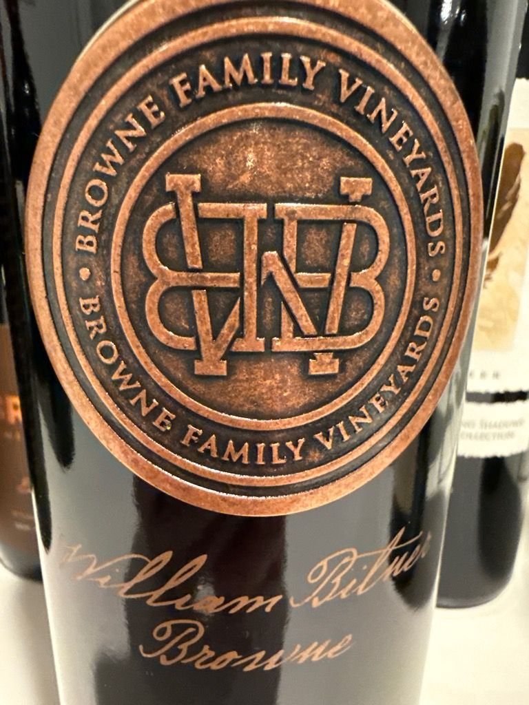 2017 Browne Family Vineyards Cabernet Sauvignon Medallion Series ...