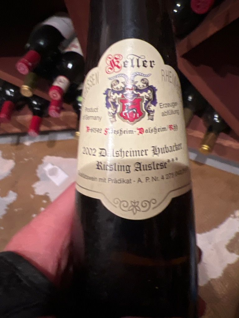 2001 Weingut Keller Dalsheimer Hubacker Riesling Auslese ***, Germany ...